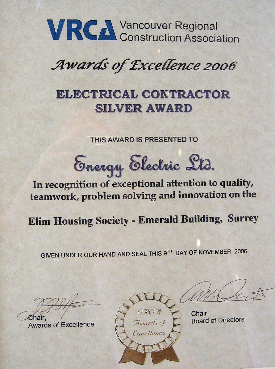 Company - Energy Electric Services BC